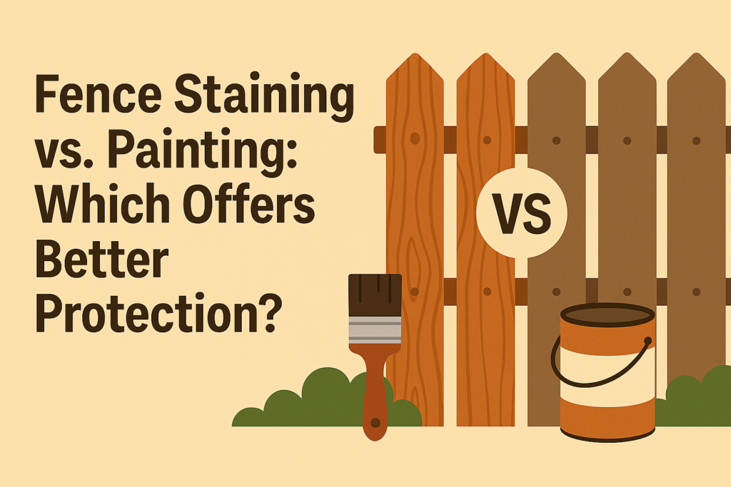 Fence Staining vs. Painting: Which Offers Better Protection? - Protek ...